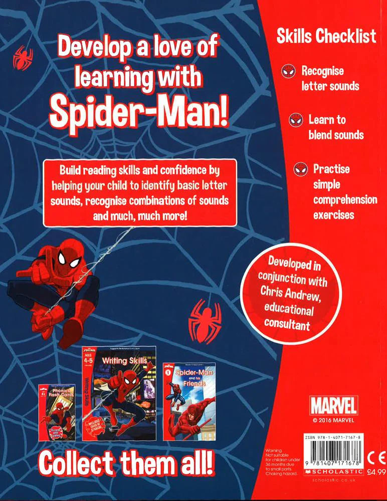 Spider-Man Reading Skills, Ages 4-5 – Red Balloon Books