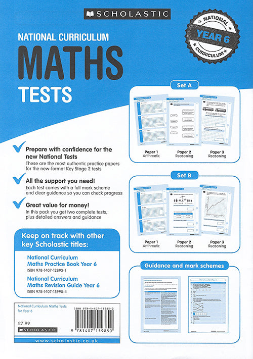Curriculum Tests: Maths – Year 5 (30 Pack) – Red Balloon Books