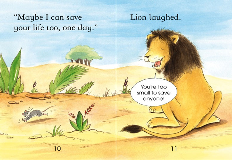 Usborne First Reading: The Lion and the Mouse (Level 1) – Red Balloon Books