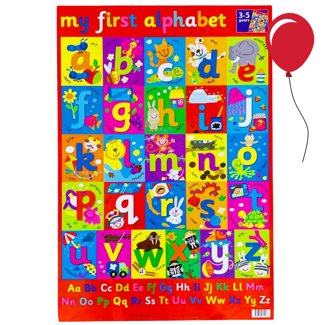 My First Alphabet | English Posters | English Charts for the Classroom ...