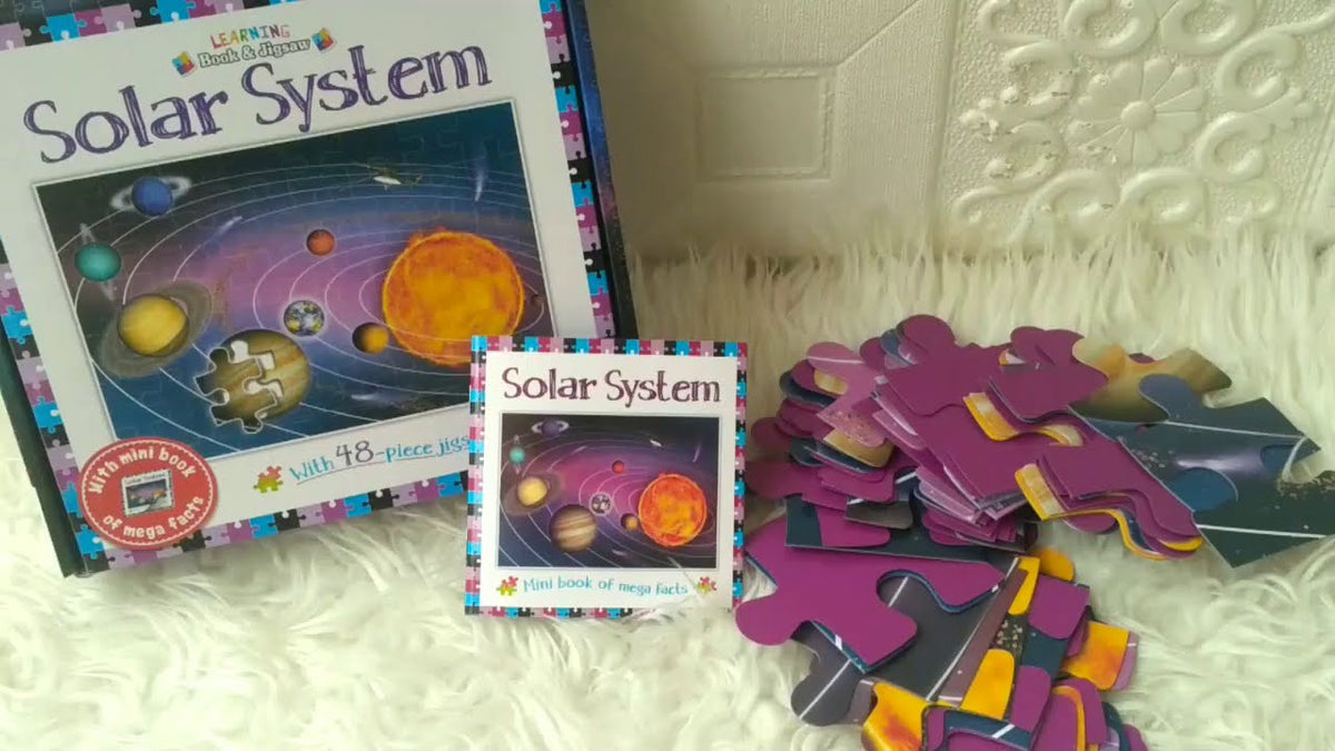 Solar System Book and Jigsaw Puzzle (48 pieces) – Red Balloon Books