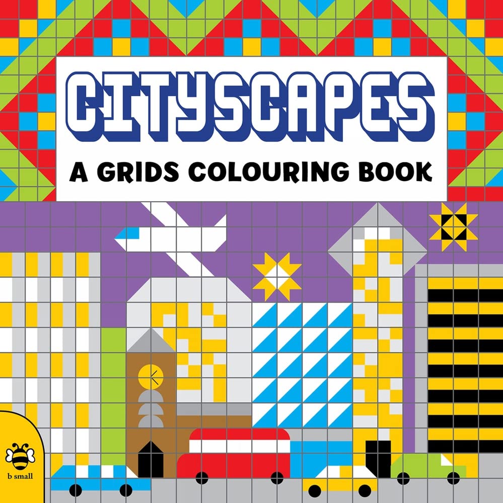 Cityscapes A Grids Colouring Book – Red Balloon Books