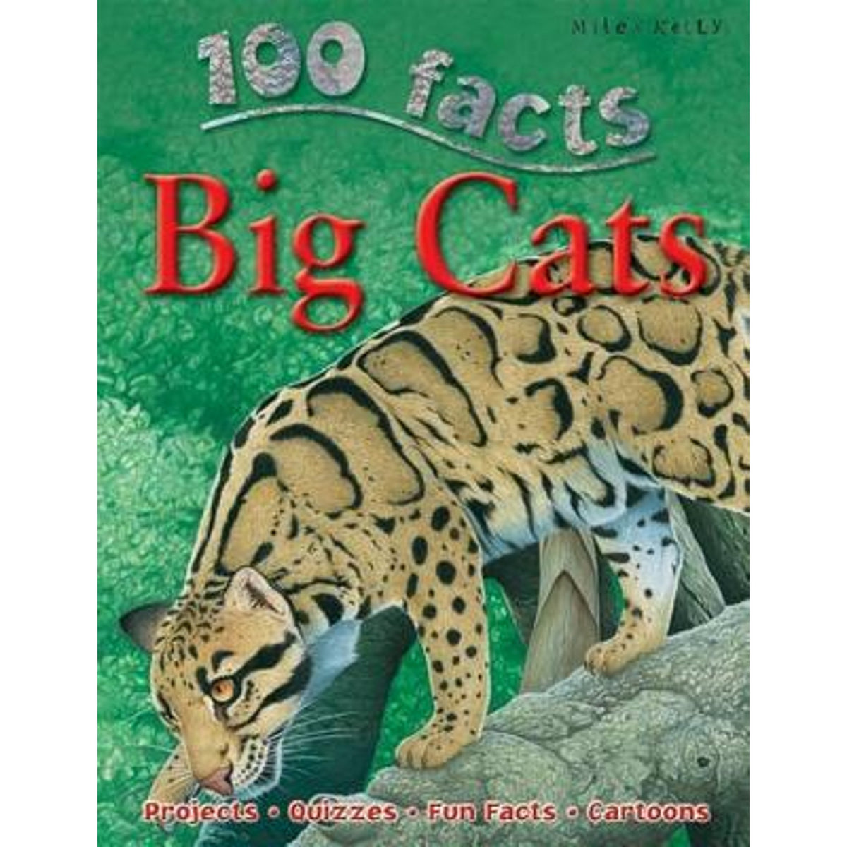 Big Cats: 100 Facts Projects - Quizzes - Fun Facts - Cartoons – Red ...