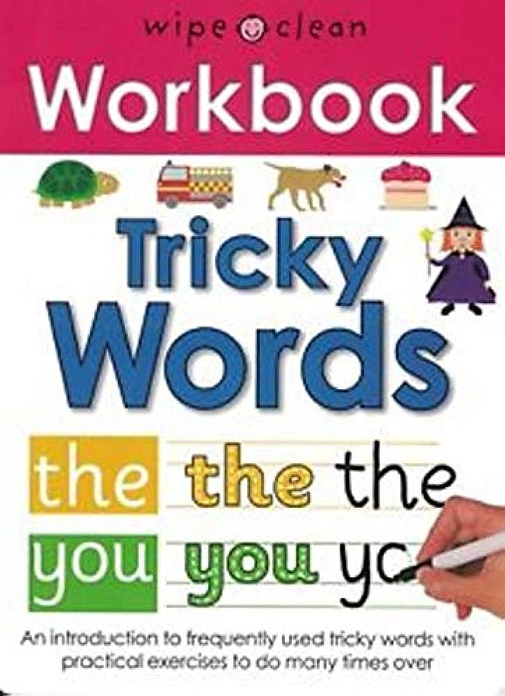 Wipe Clean Workbook Tricky Words – Red Balloon Books