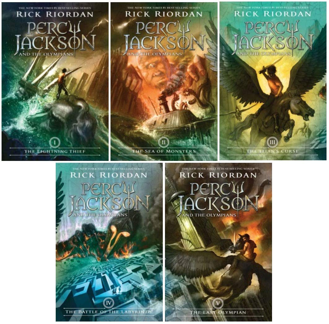 Percy Jackson And The Olympians Book Covers