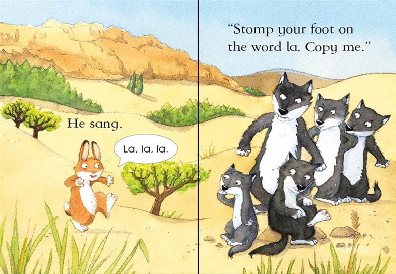 Usborne First Reading: Clever Rabbit and the Wolves (Level 2) – Red ...