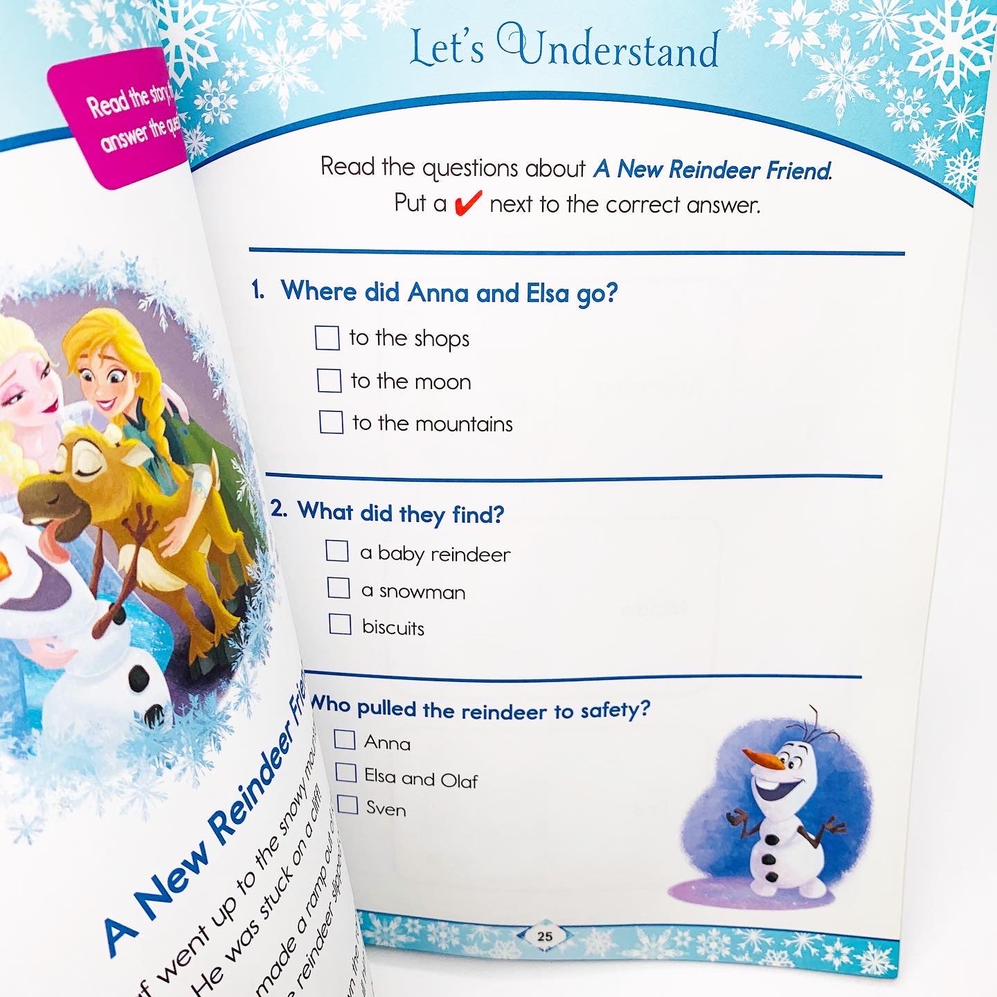 Disney Learning: Frozen Reading and Comprehension (Ages 6-7) – Red ...