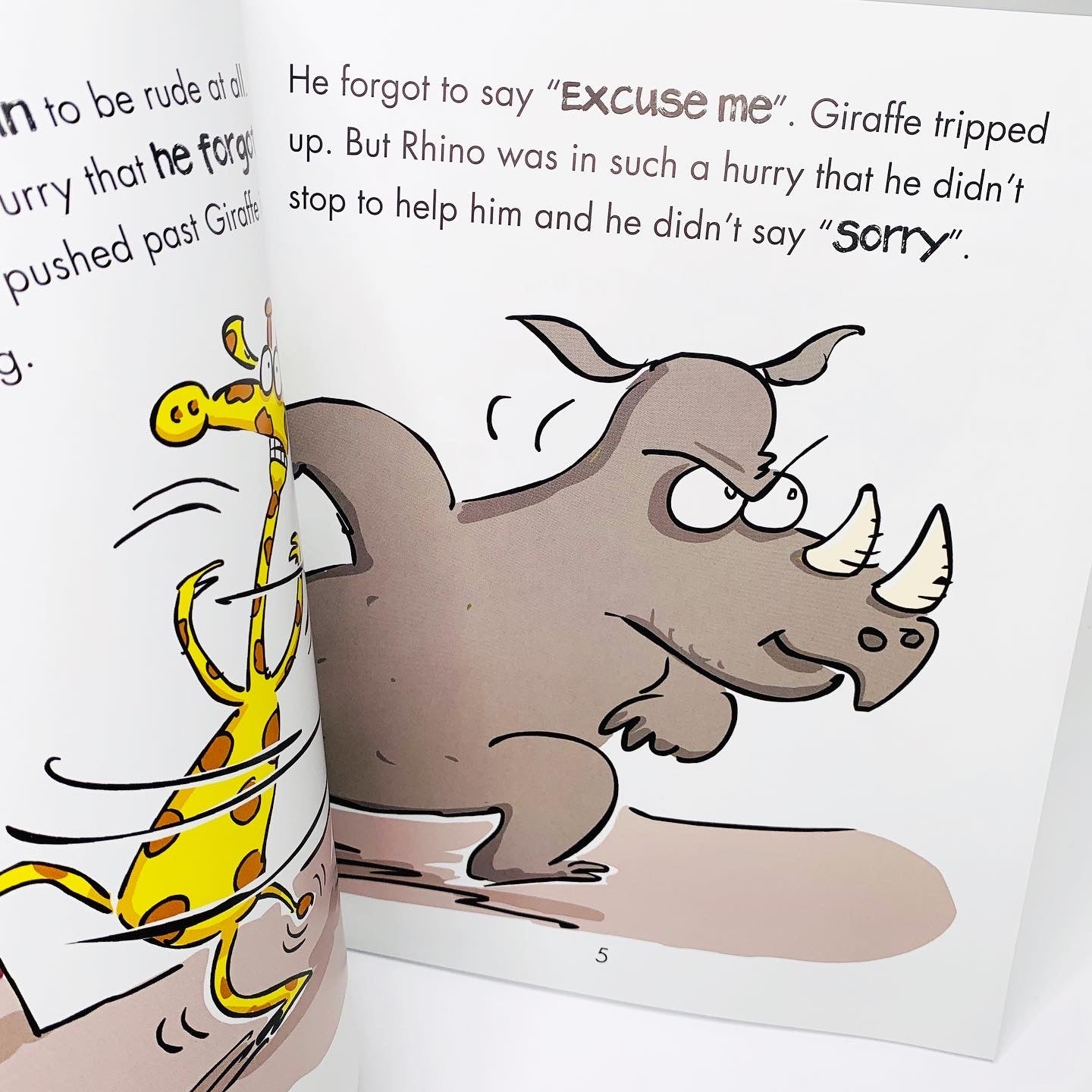 Behaviour Matters: Rhino Learns to be Polite: A book about good manner ...