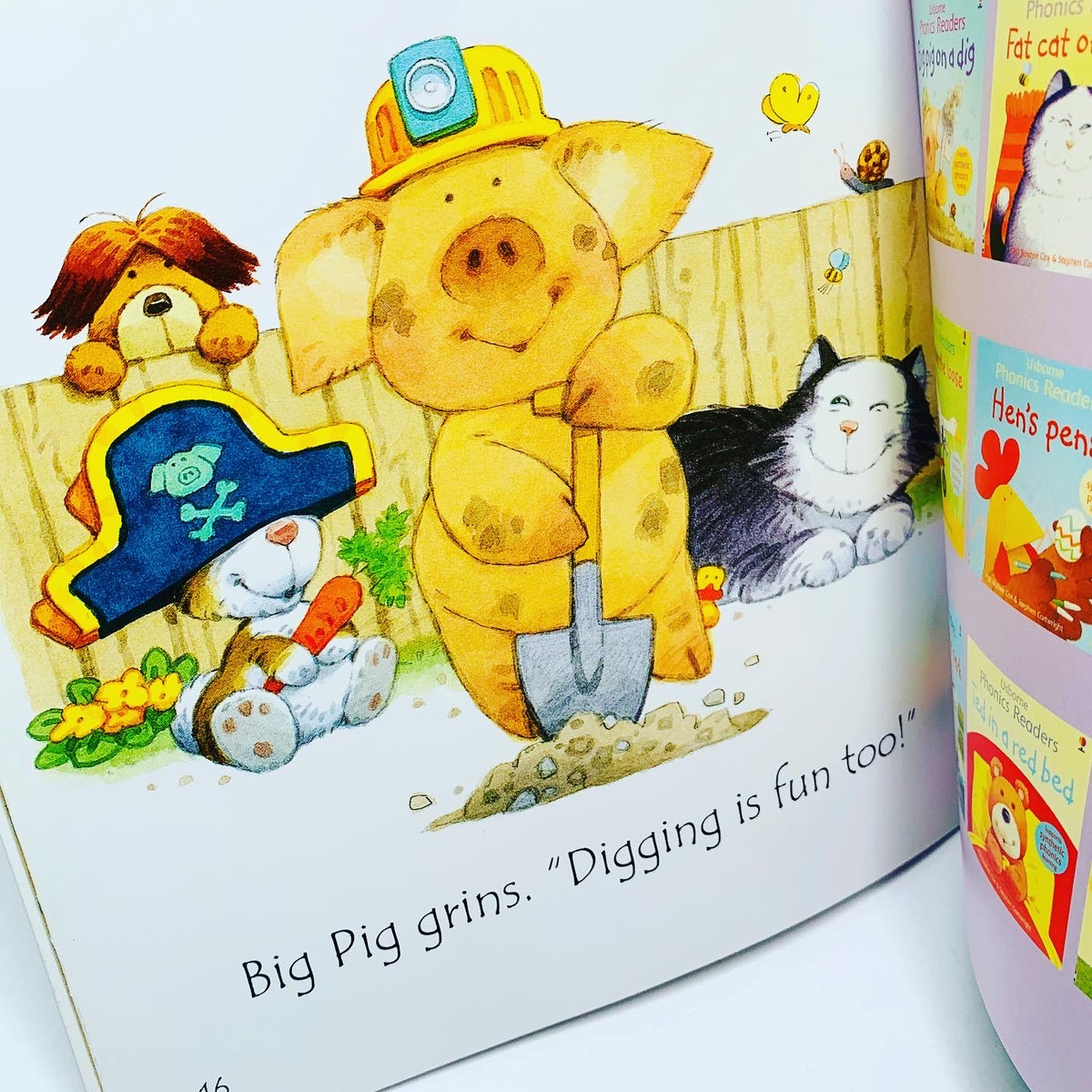 Usborne Phonics Readers: Big Pig on a Dig – Red Balloon Books