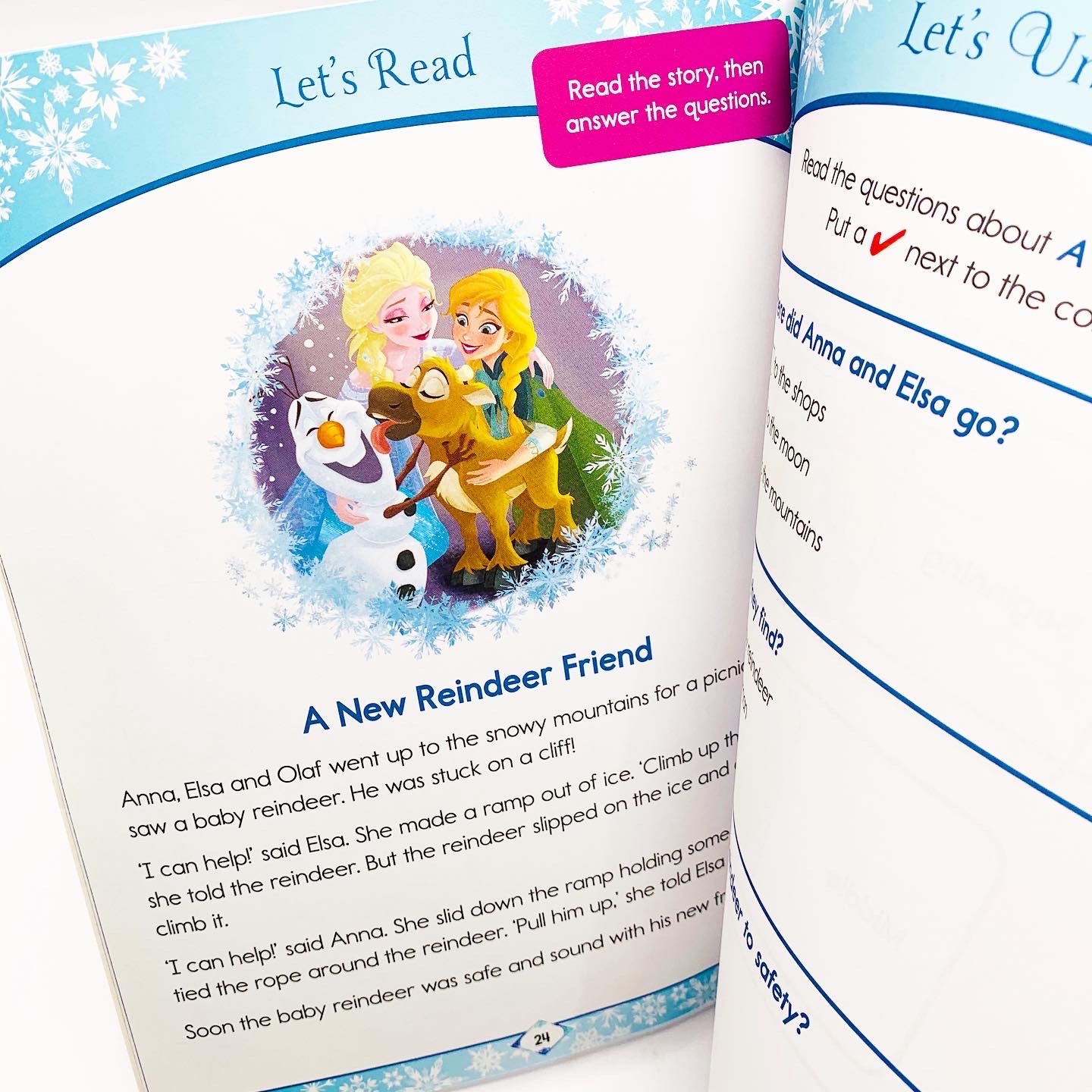 Disney Learning: Frozen Reading and Comprehension (Ages 6-7) – Red ...