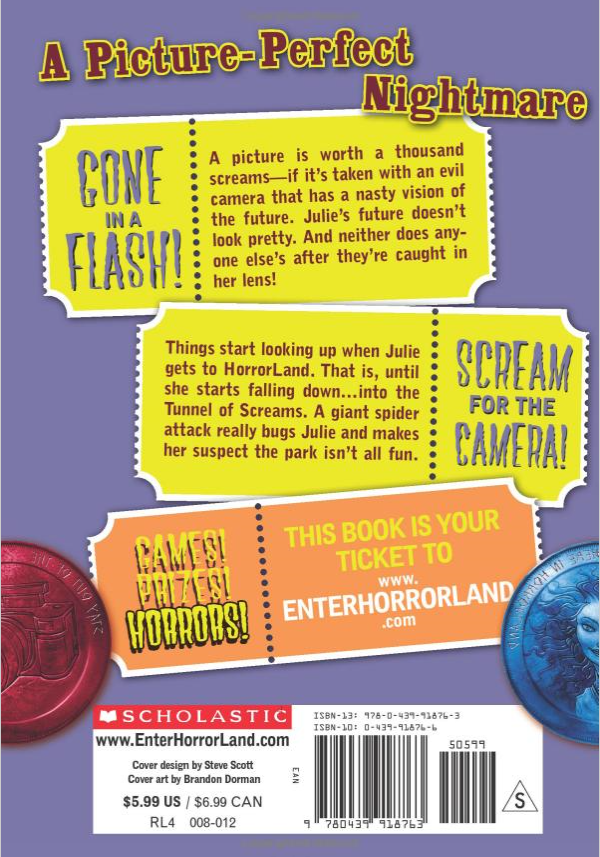 Goosebumps Horrorland: Say Cheese -- and Die Screaming! (#8) – Red ...